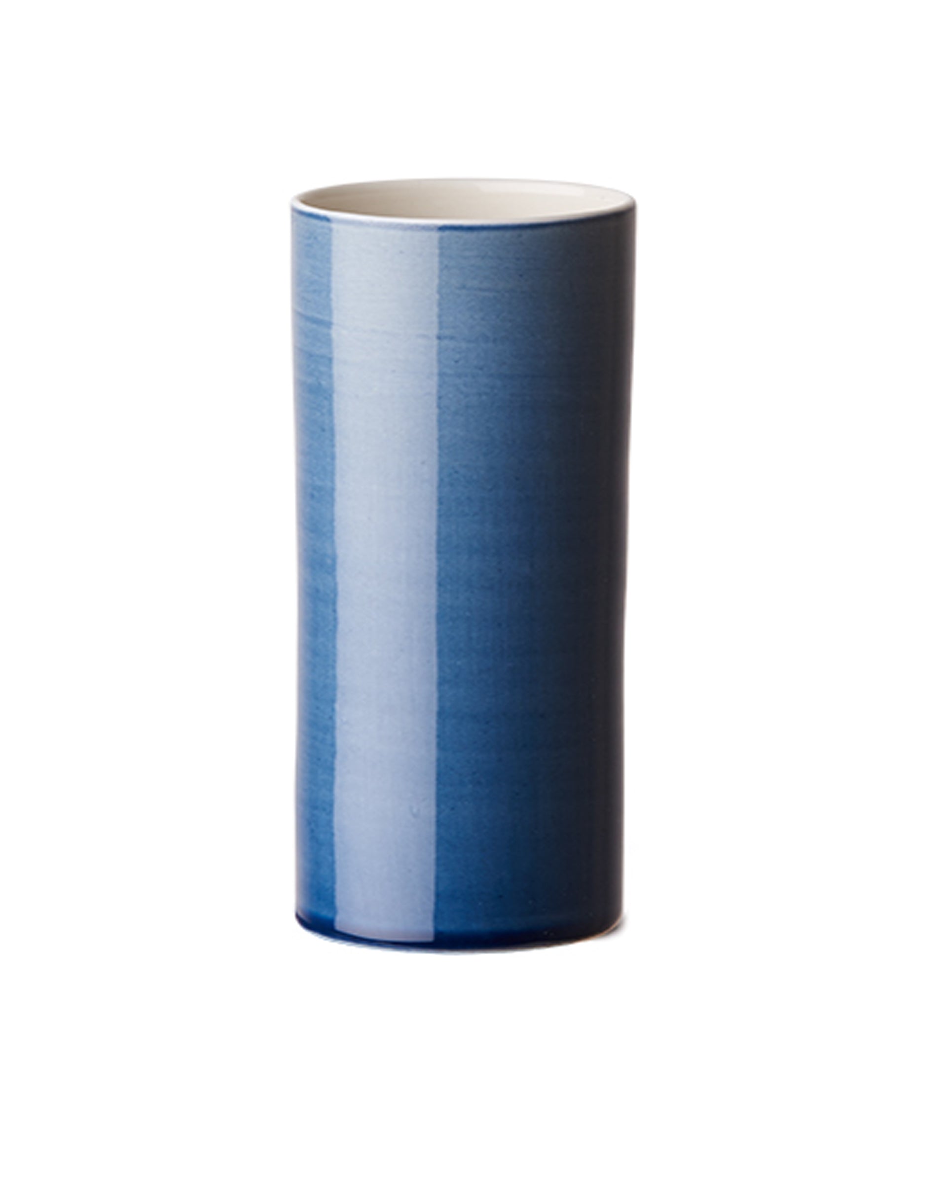 Bloom vase in denim blue